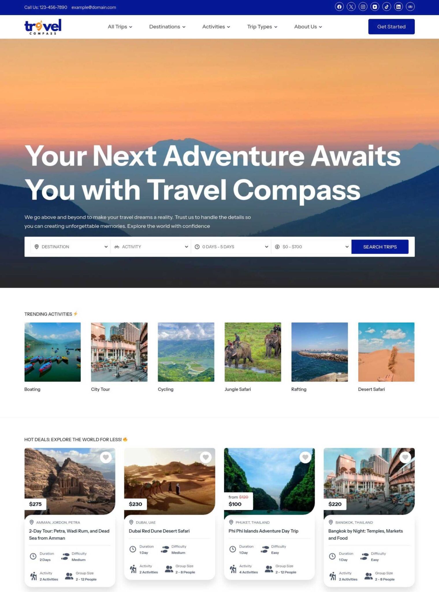 Free Travel Agency WordPress Themes & Plugins for Tour Operators | WP Travel Engine Themes - WP ...