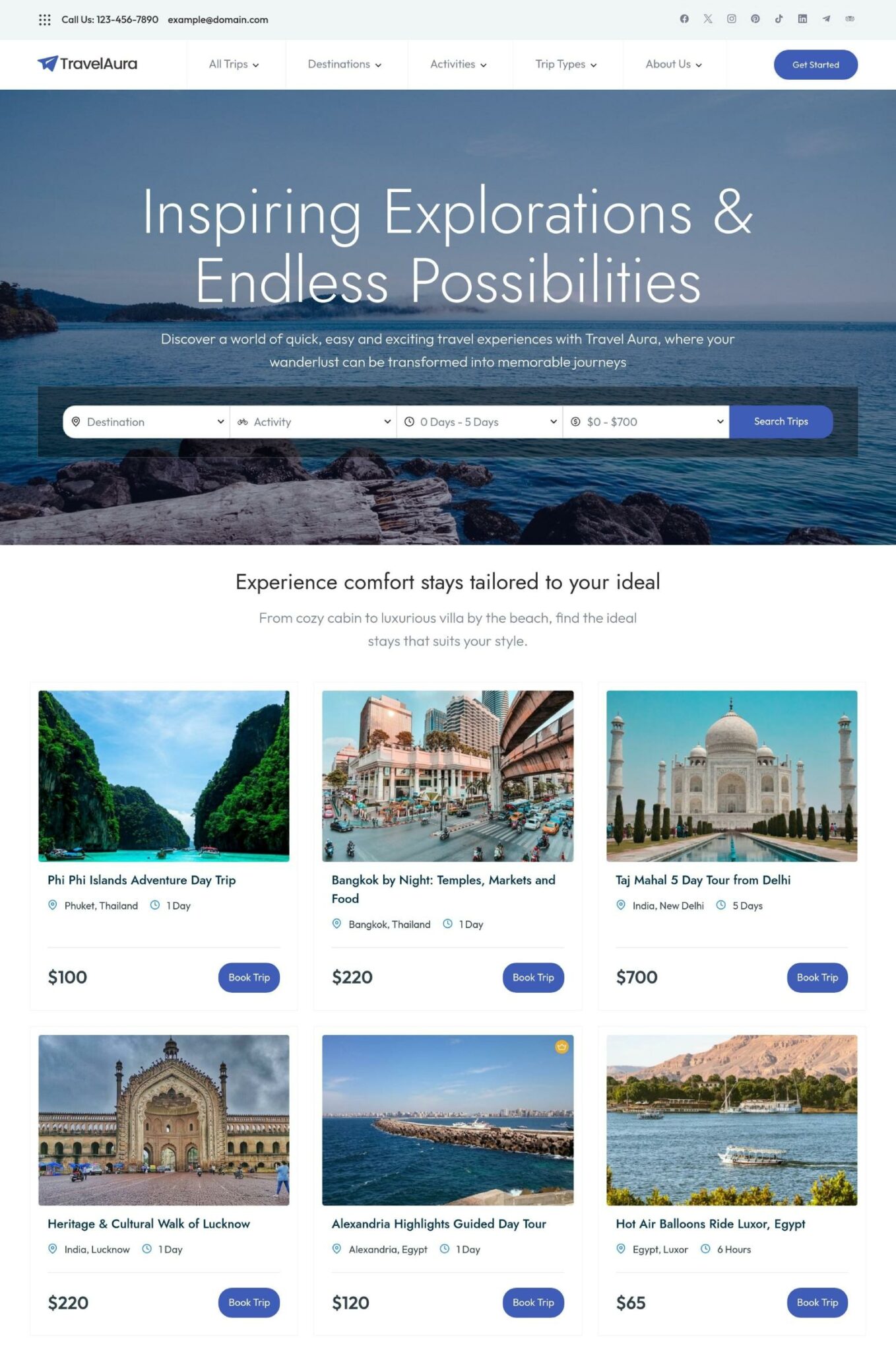 Free Travel Agency WordPress Themes & Plugins for Tour Operators | WP ...