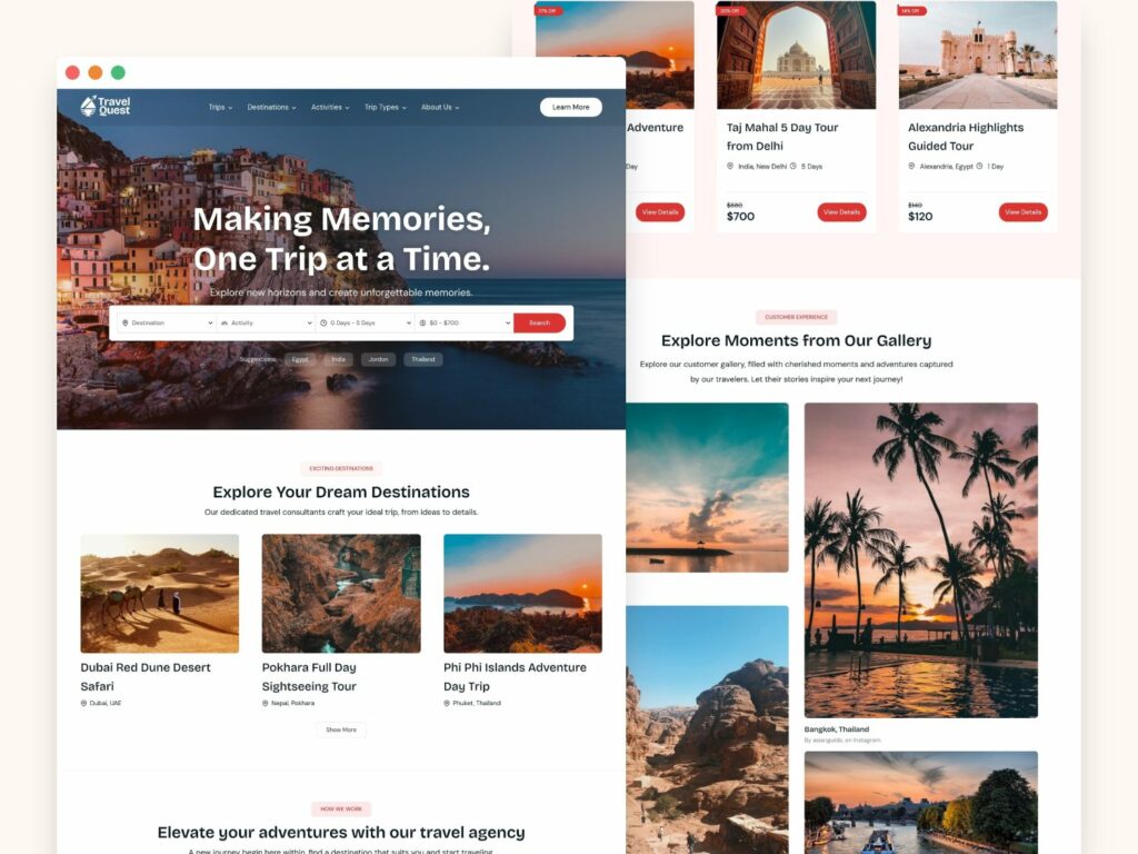 20+ Best Free Travel Agency WordPress Themes & Templates (2025) - WP ...
